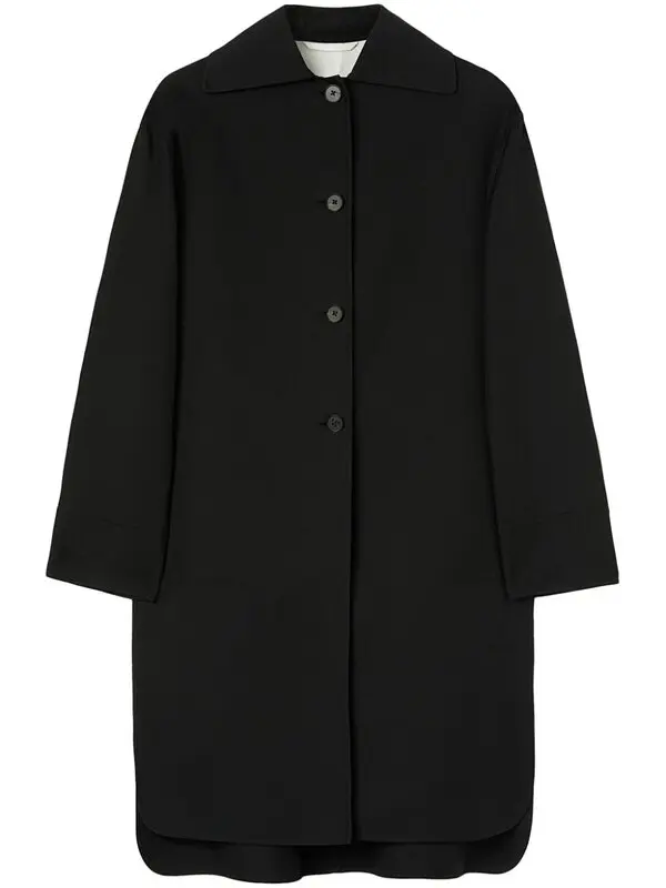 JIL SANDER Asymmetric-hem Coat