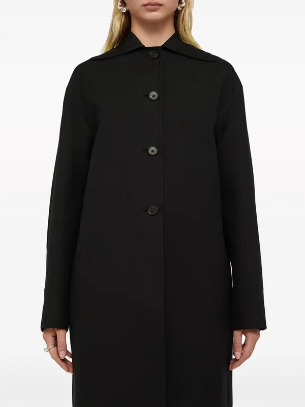 JIL SANDER Asymmetric-hem Coat