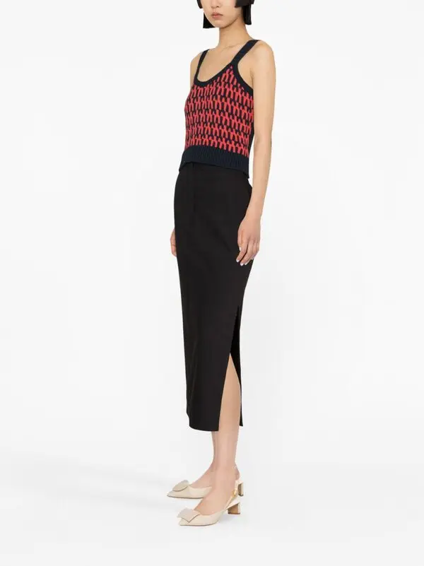 La DoubleJ Winset Sleeveless Crop Top - Blue