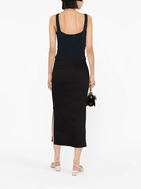 La DoubleJ Winset Sleeveless Crop Top - Blue