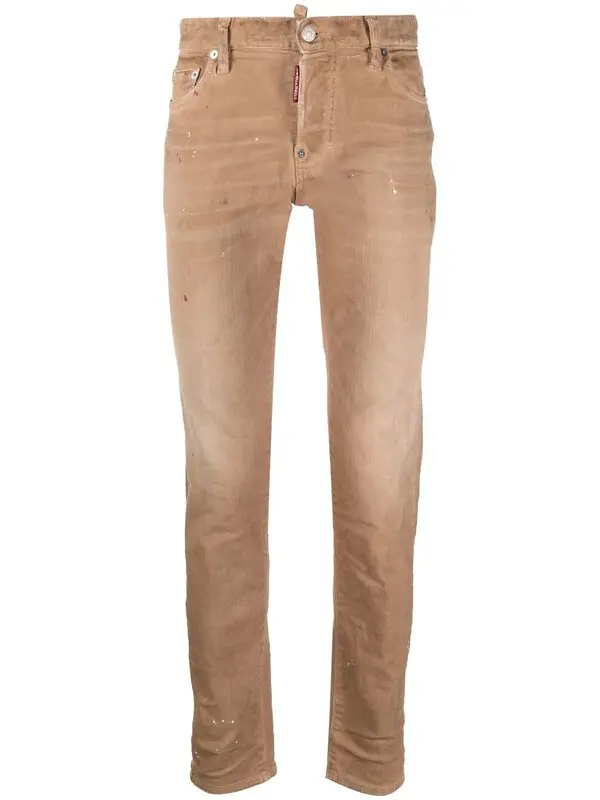 Dsquared2 Paint Splatter Skinny Jeans