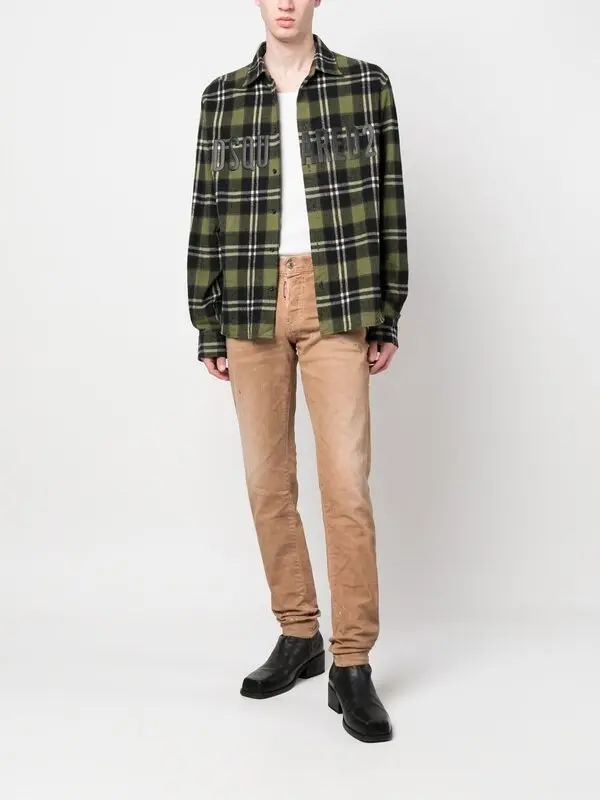Dsquared2 Paint Splatter Skinny Jeans