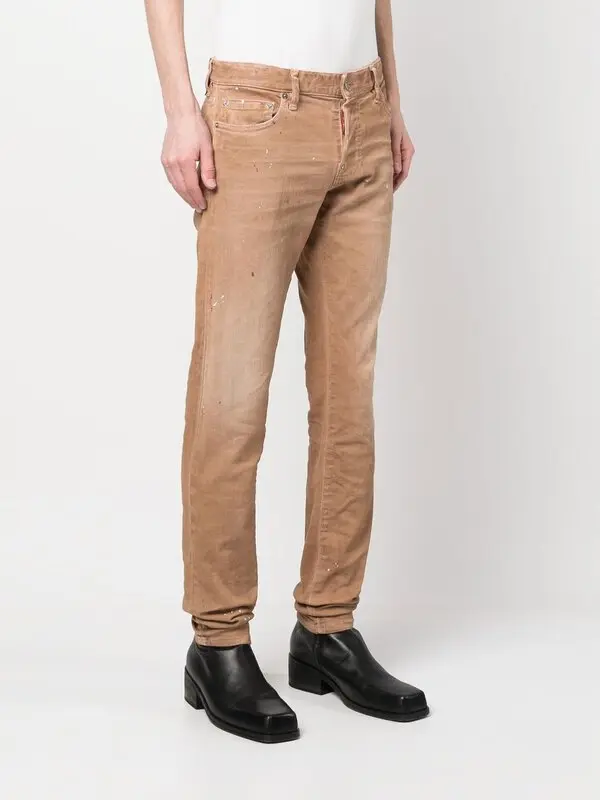 Dsquared2 Paint Splatter Skinny Jeans