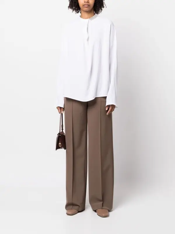 Fabiana Filippi Crystal-embellished Blouse