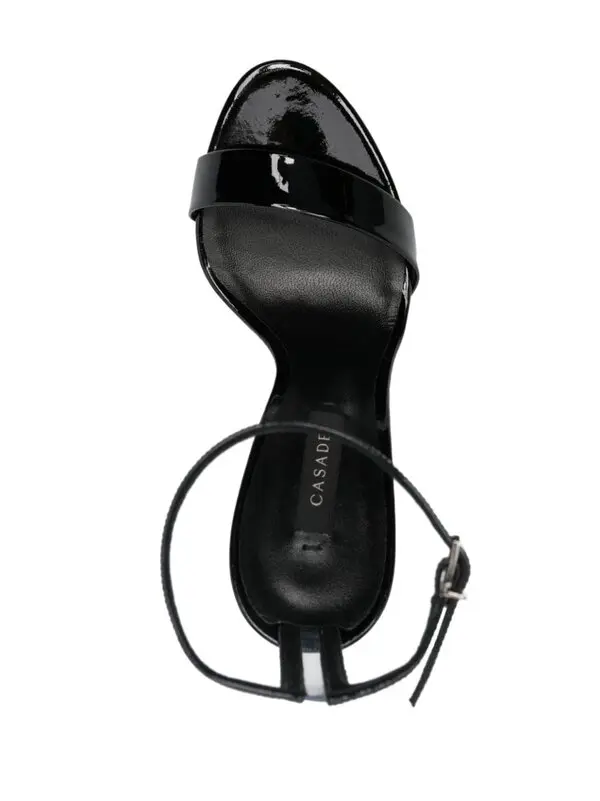 Casadei Blade 120mm Patent Sandals