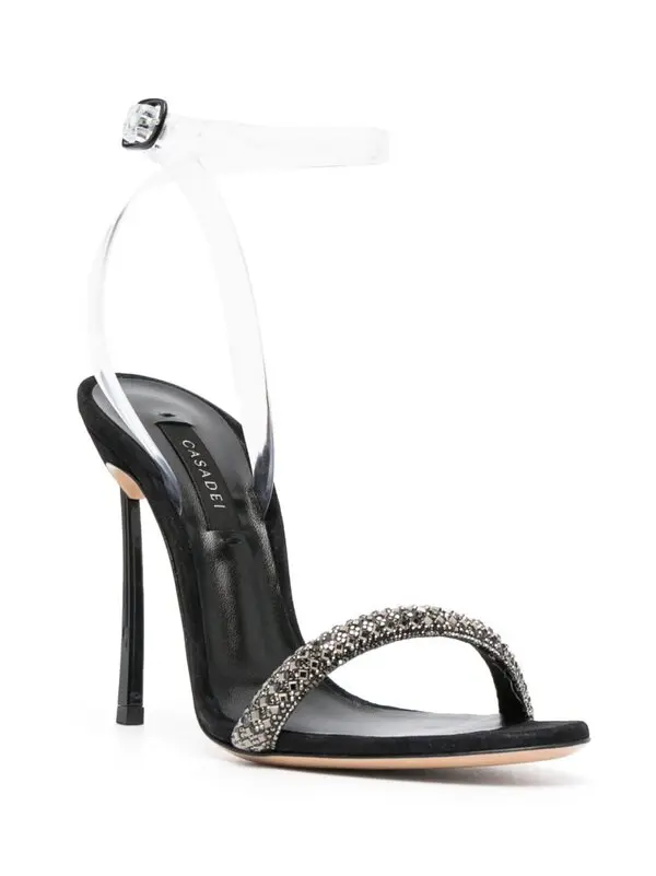 Casadei Stratosphere 110mm Crystal-embellished Sandals