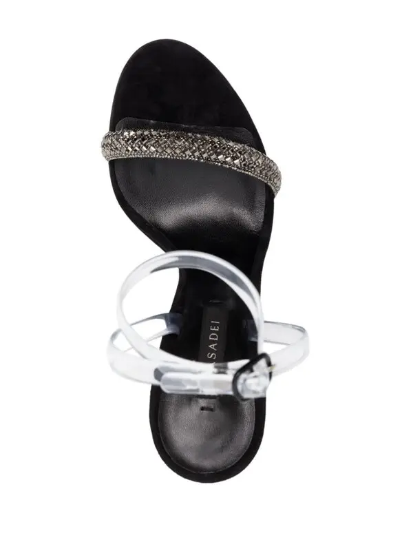 Casadei Stratosphere 110mm Crystal-embellished Sandals