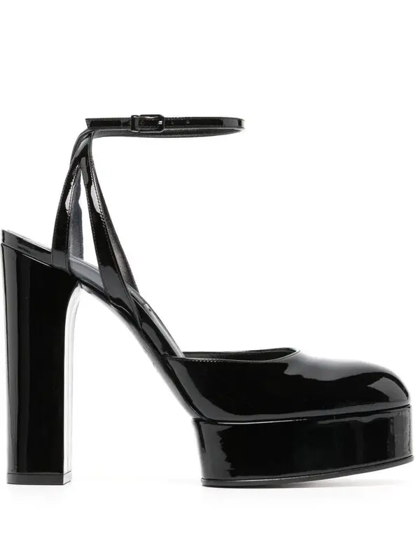 Casadei Betty 120mm Platform Pumps - Black