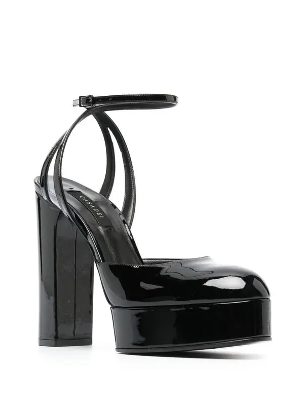 Casadei Betty 120mm Platform Pumps - Black