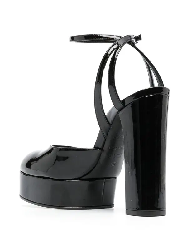 Casadei Betty 120mm Platform Pumps - Black