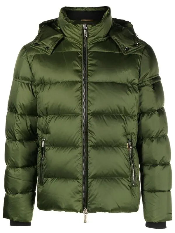 MOORER Padded Jacket With Detachable Hood