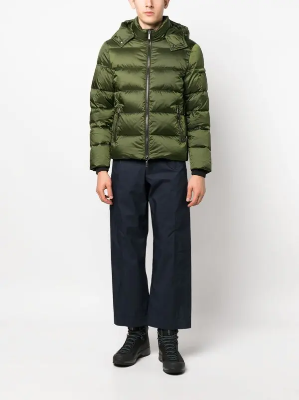 MOORER Padded Jacket With Detachable Hood
