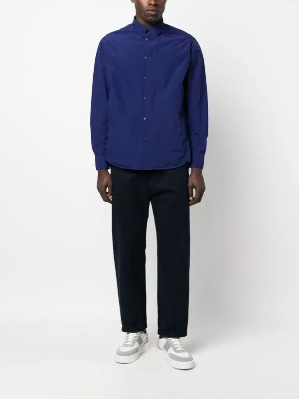 Aspesi Straight-point Collar Shirt - Blue