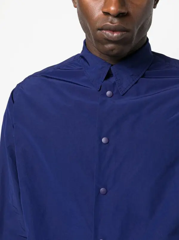 Aspesi Straight-point Collar Shirt - Blue