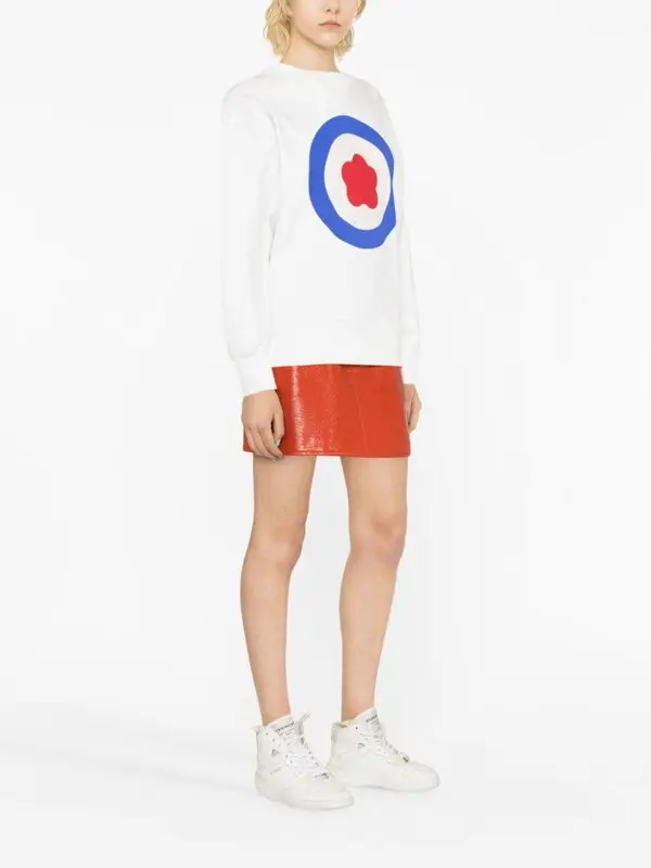 Kenzo Logo-print Cotton Sweatshirt - White