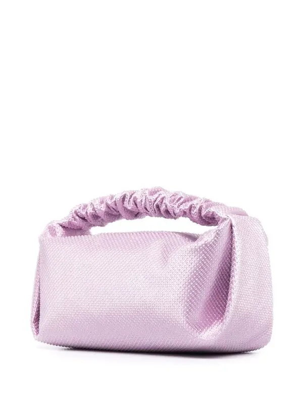 Alexander Wang Scrunchie Crystal-embellished Mini Bag - Purple