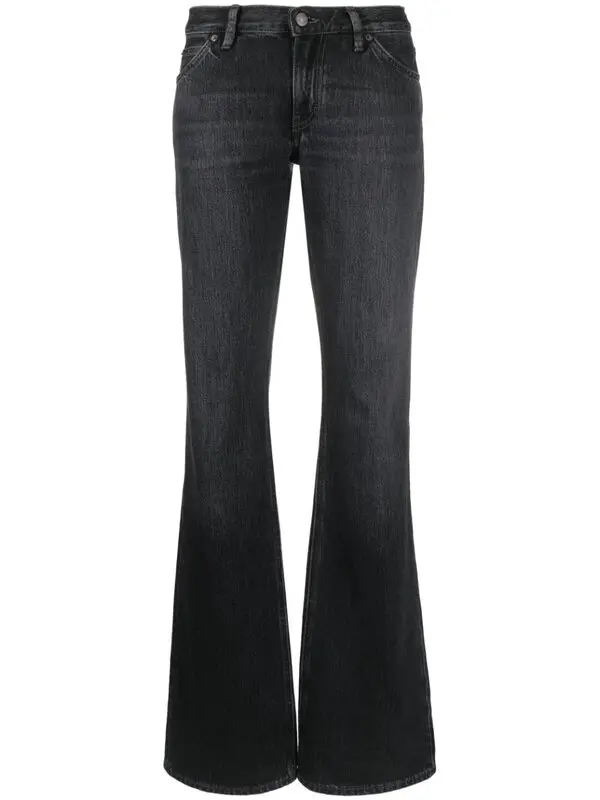 Acne Studios Logo-patch Straight-leg Jeans