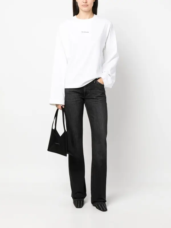 Acne Studios Logo-patch Straight-leg Jeans