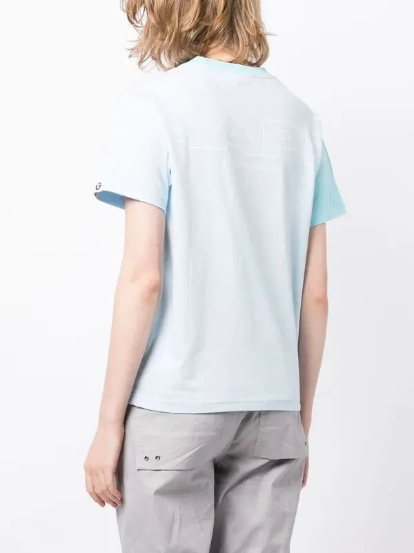 AAPE BY *A BATHING APE Moonface Embossed Panelled T-shirt
