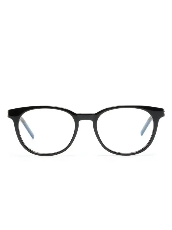 Saint Laurent Round Frame Glasses - Black