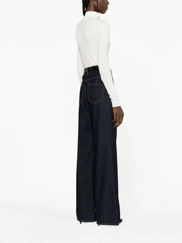 Balmain Roll-neck Merino-wool Jumper - Neutrals