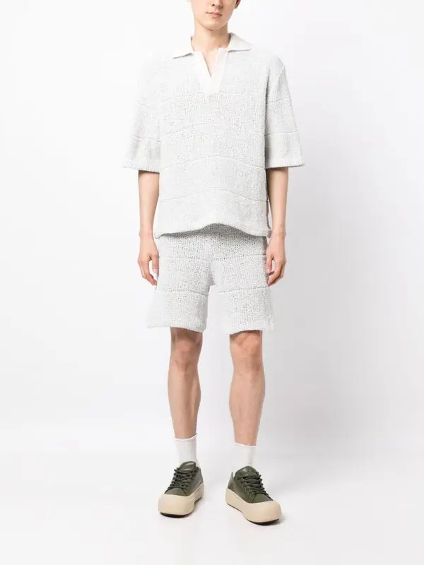 Sunnei Drawstring-waist Knitted Shorts