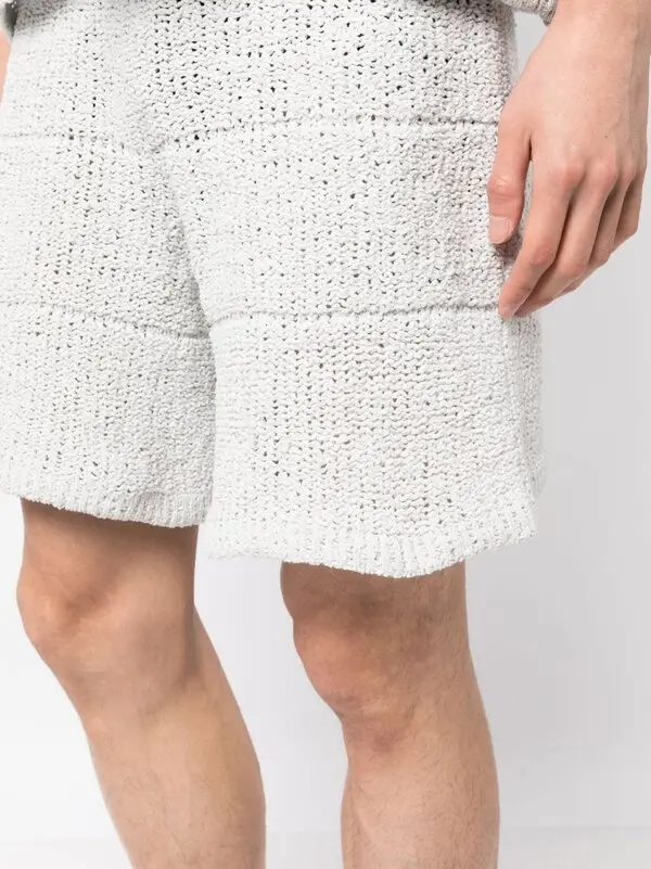 Sunnei Drawstring-waist Knitted Shorts