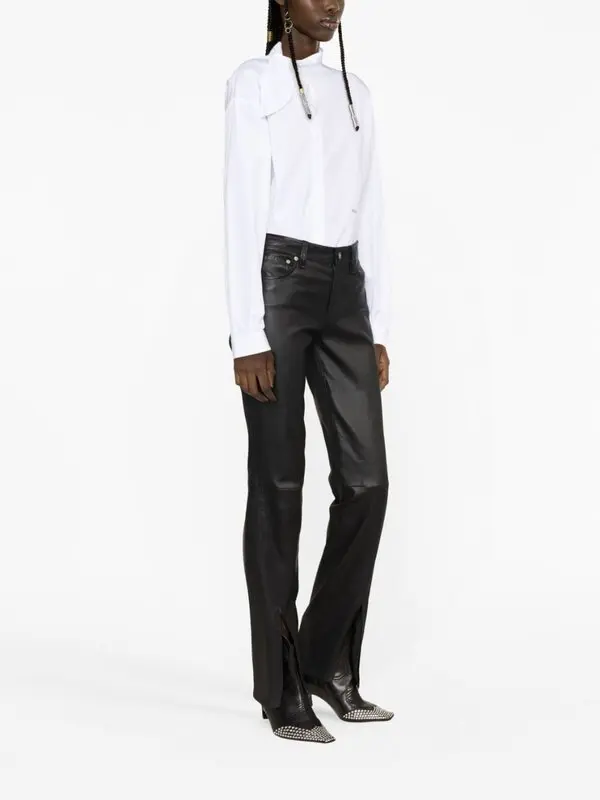 Dsquared2 Tie-neck Long-sleeve Shirt