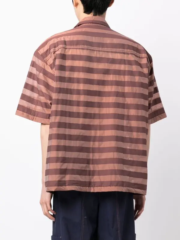 Sunnei Striped Cotton-blend Shirt