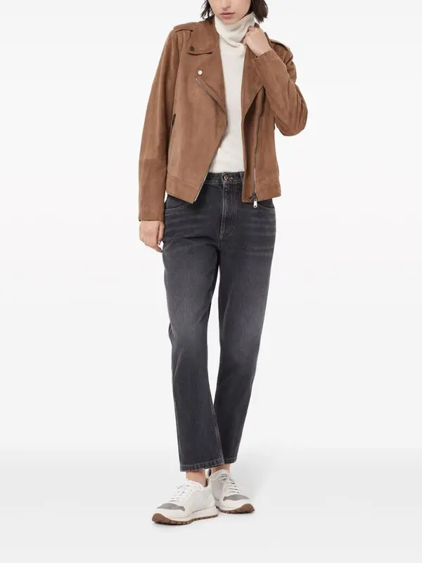 Brunello Cucinelli Straight-leg Cropped Jeans