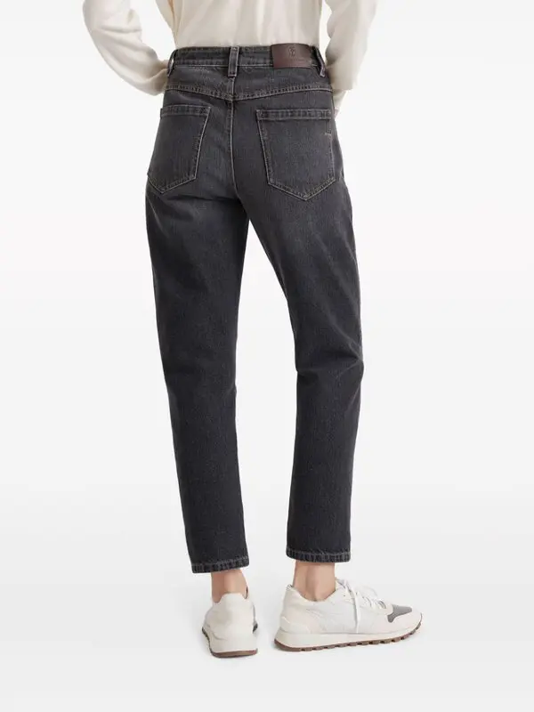 Brunello Cucinelli Straight-leg Cropped Jeans