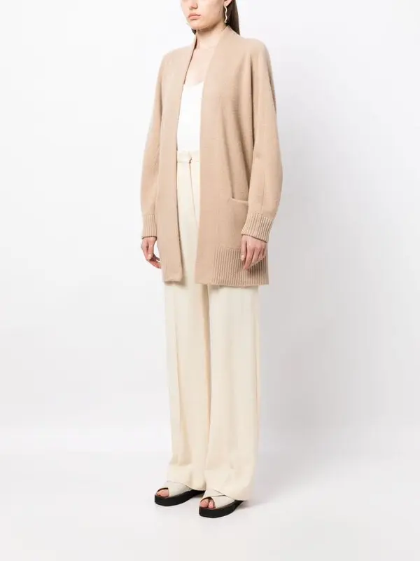Vince Open-front Cashmere Cardigan Coat - Neutrals