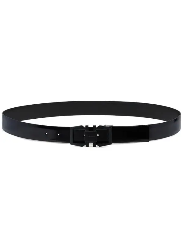 FERRAGAMO Gancini Adjustable Belt - Blue