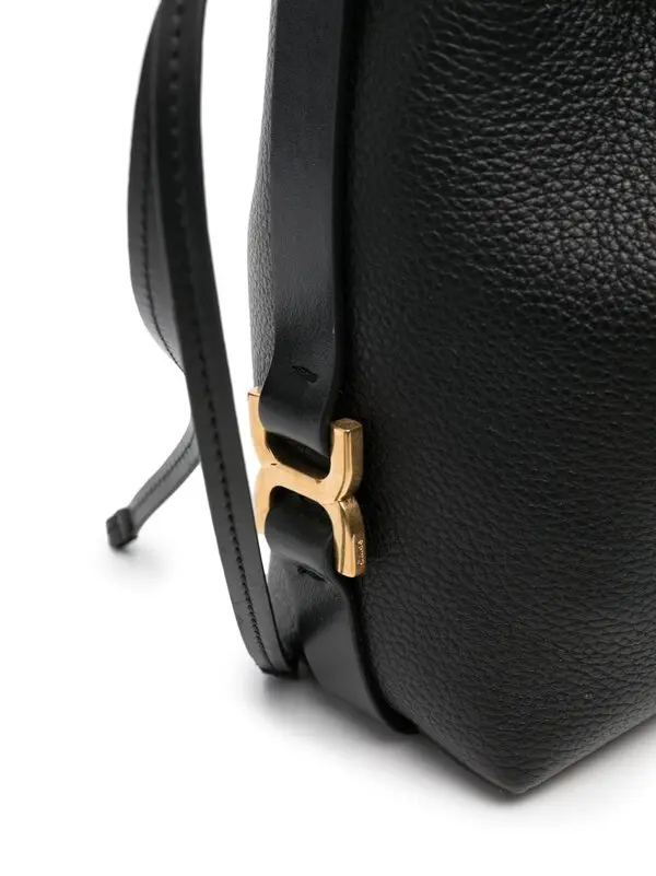 Chloé Micro Marcie Leather Bucket Bag