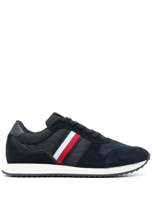 Tommy Hilfiger Signature Tape Runner Sneakers - Blue
