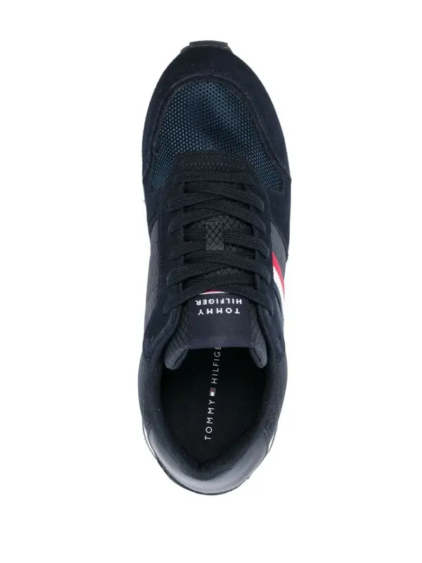 Tommy Hilfiger Signature Tape Runner Sneakers - Blue