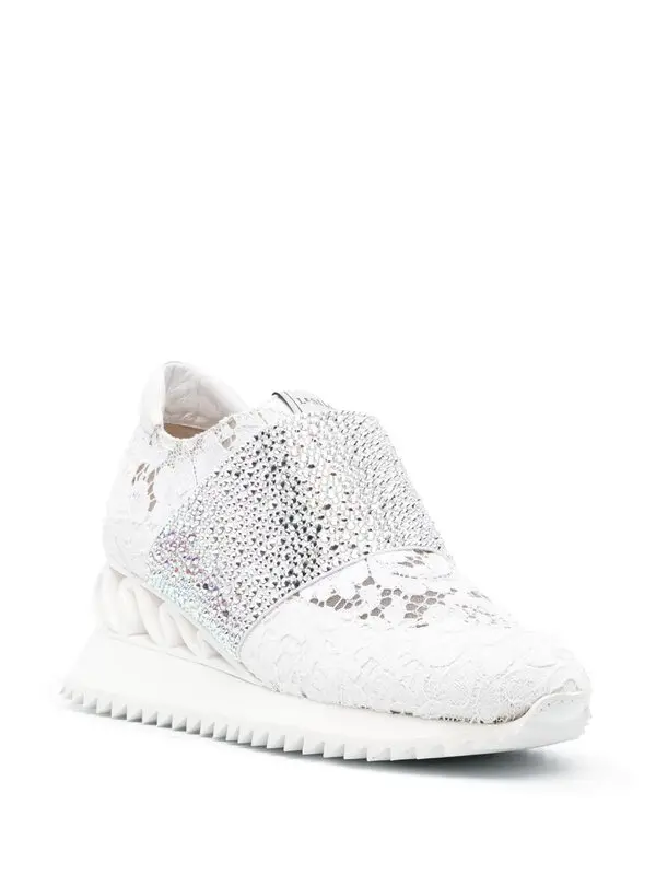 LE SILLA Jackie Crystal-embellished Sneakers