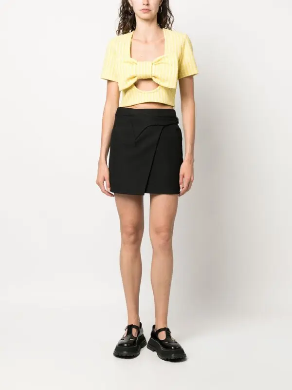 Viktor & Rolf Bandeau Bow Crop Top