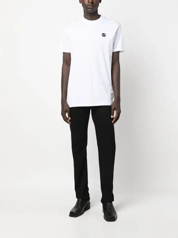 Philipp Plein Logo-patch Cotton T-shirt