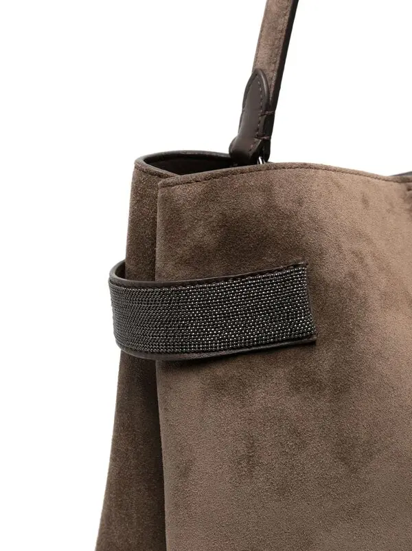 Brunello Cucinelli Suede Tote