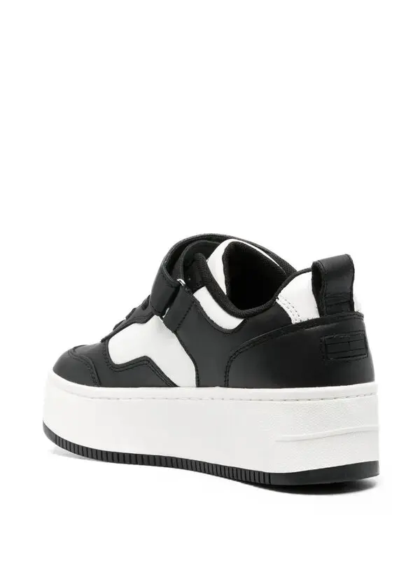 Tommy Hilfiger Leather Flatform Sneakers