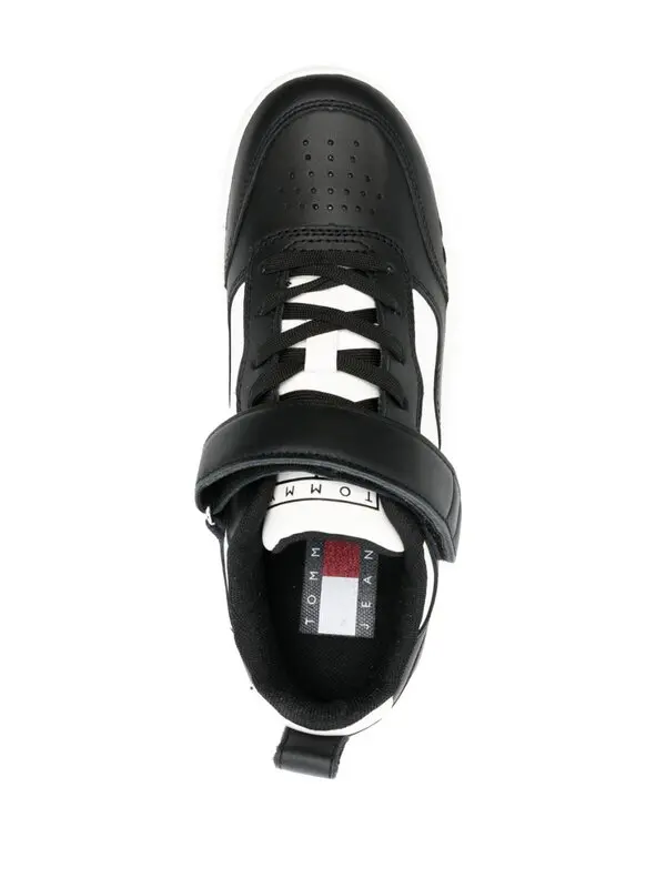 Tommy Hilfiger Leather Flatform Sneakers