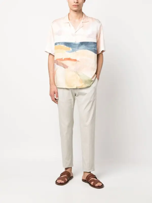 MOORER Anton-we Drawstring Tapered Trousers - Neutrals