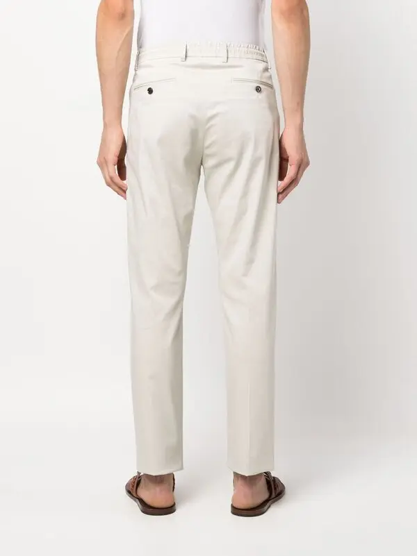 MOORER Anton-we Drawstring Tapered Trousers - Neutrals