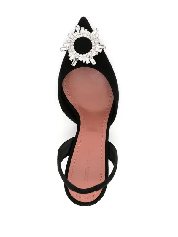 Amina Muaddi Begum 85mm Slingback Pumps