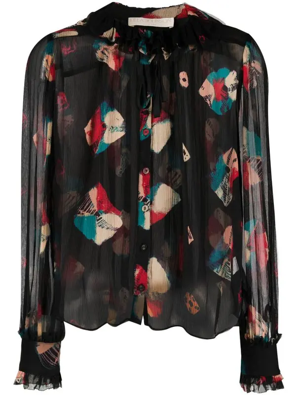 Ulla Johnson Abstract-print Blouse