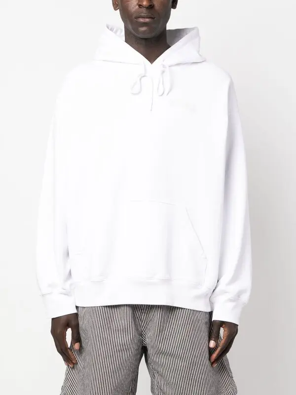 Carhartt Work In Progress Graphic-print Cotton Hoodie - White