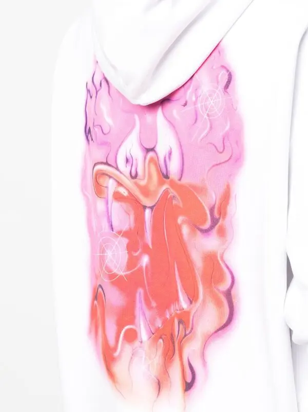 Carhartt Work In Progress Graphic-print Cotton Hoodie - White