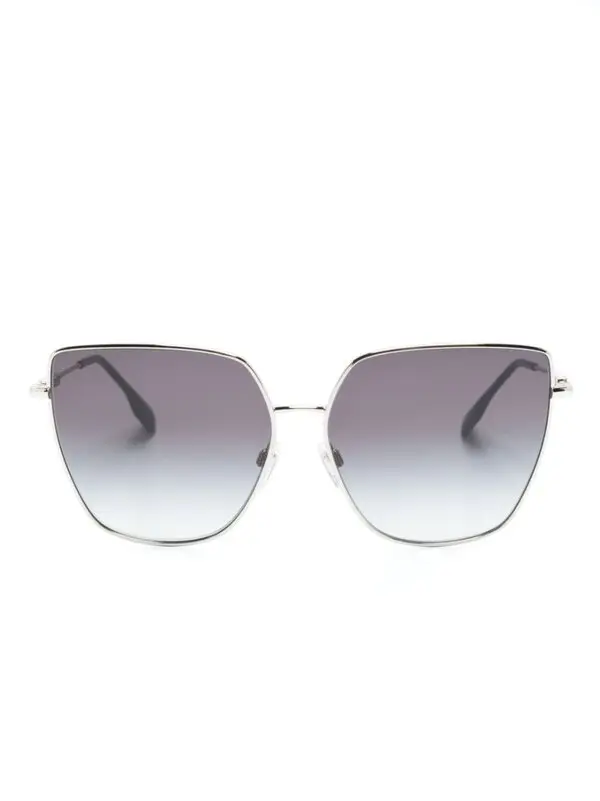Burberry Oversized Cat-eye Sunglasses - Silver
