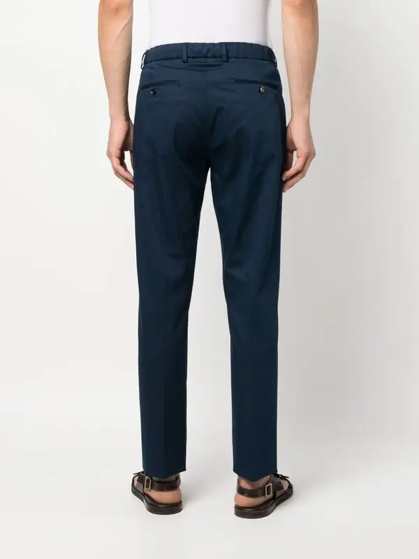 MOORER Anton-we Tapered Trousers - Blue